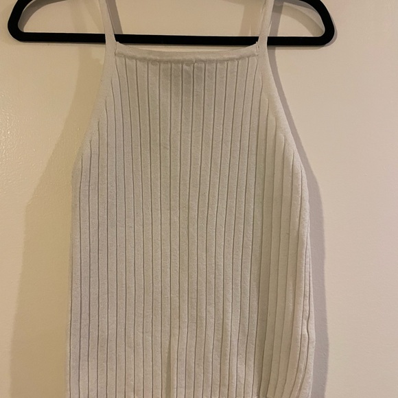 Primark | Tops | Primark White Ribbed Tank Womans Medium | Poshmark